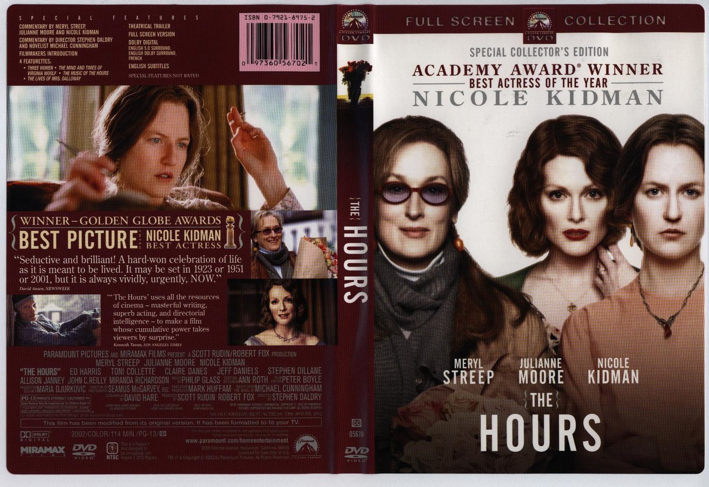 DVD Lables: the Hours